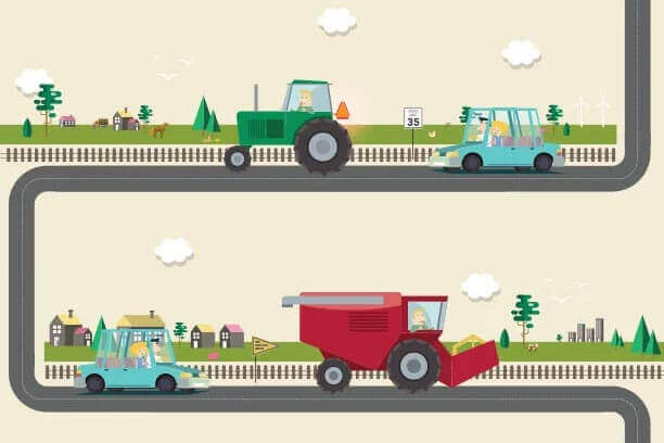 5 Tips for Sharing the Road with Farm Equipment | Farm Bureau Financial ...