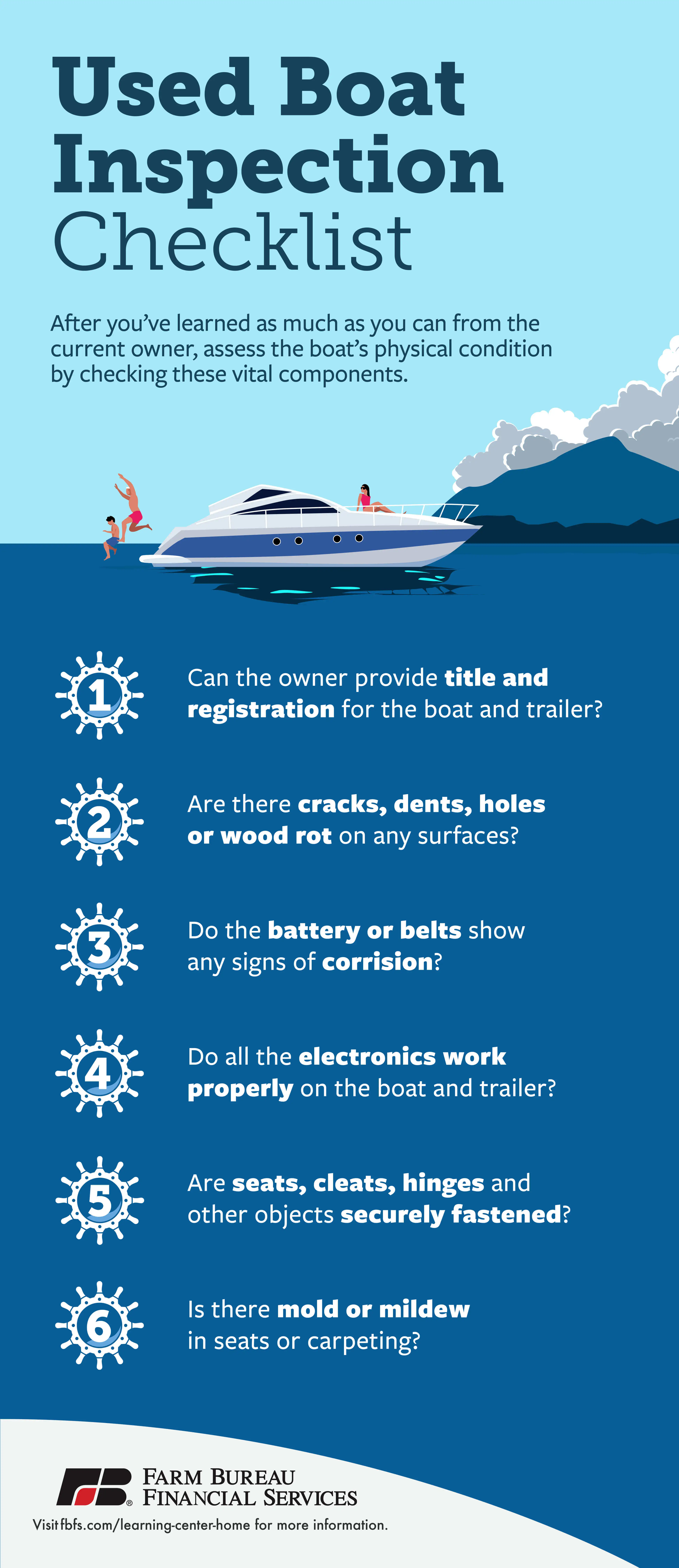 11 Things to Look for When Buying a Used Boat | Farm Bureau Financial ...