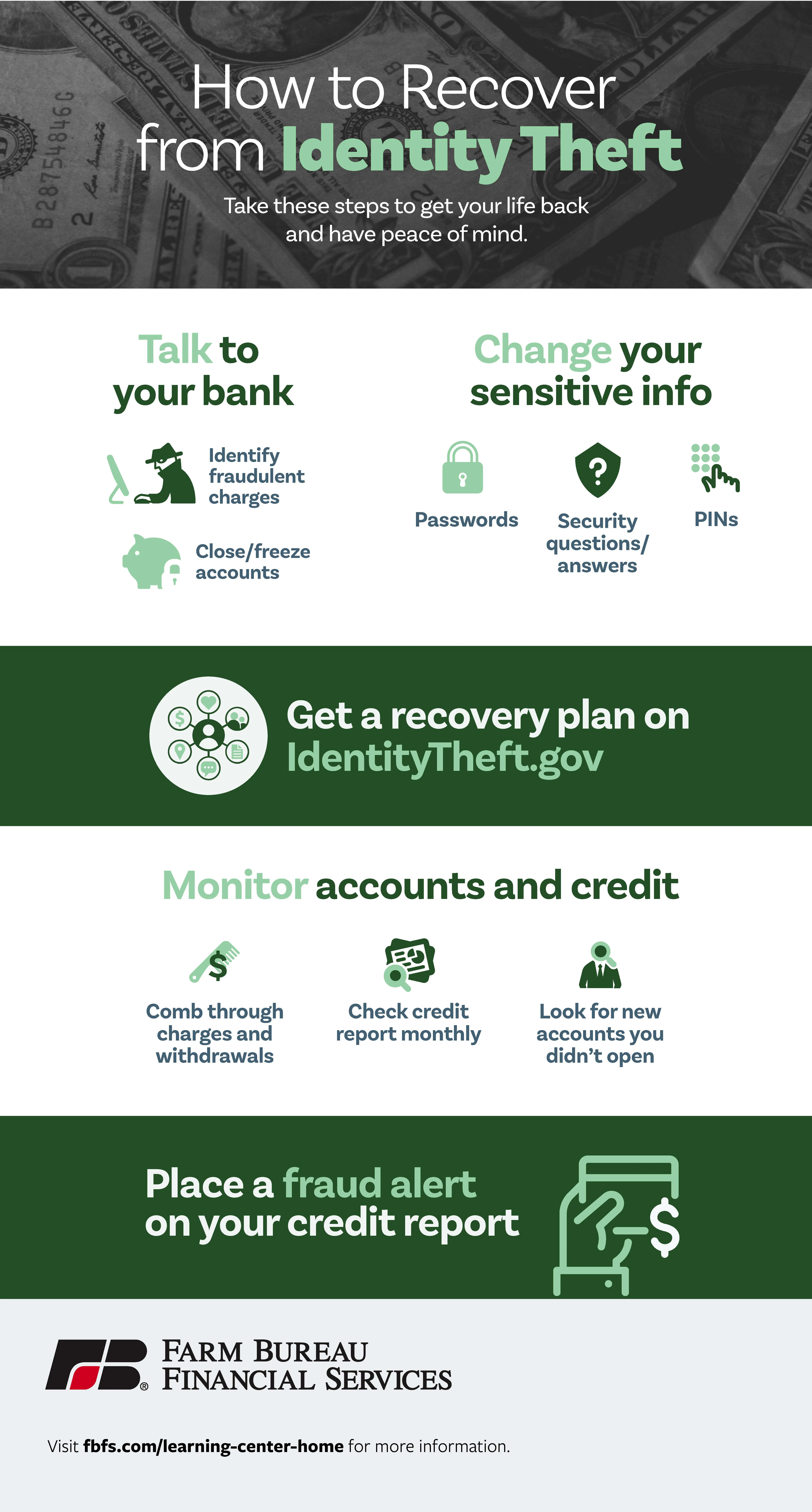 What to Do if Your Identity is Stolen | Farm Bureau Financial Services